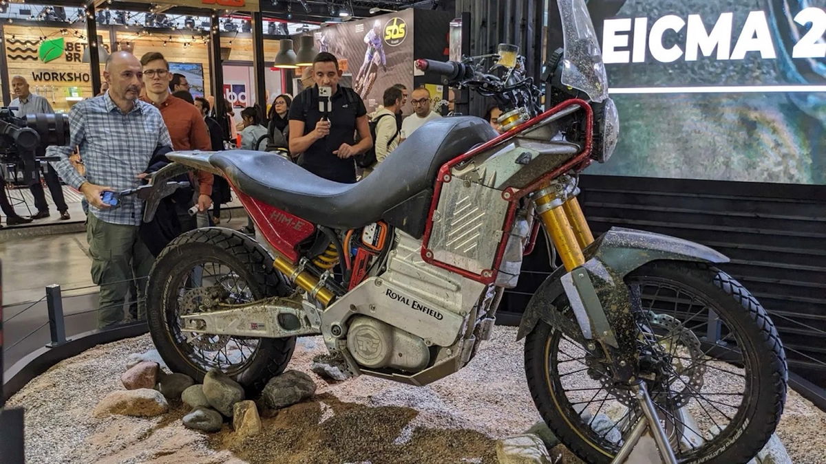 Exclusive Royal Enfield Electric Himalayan Testbed details revealed ...