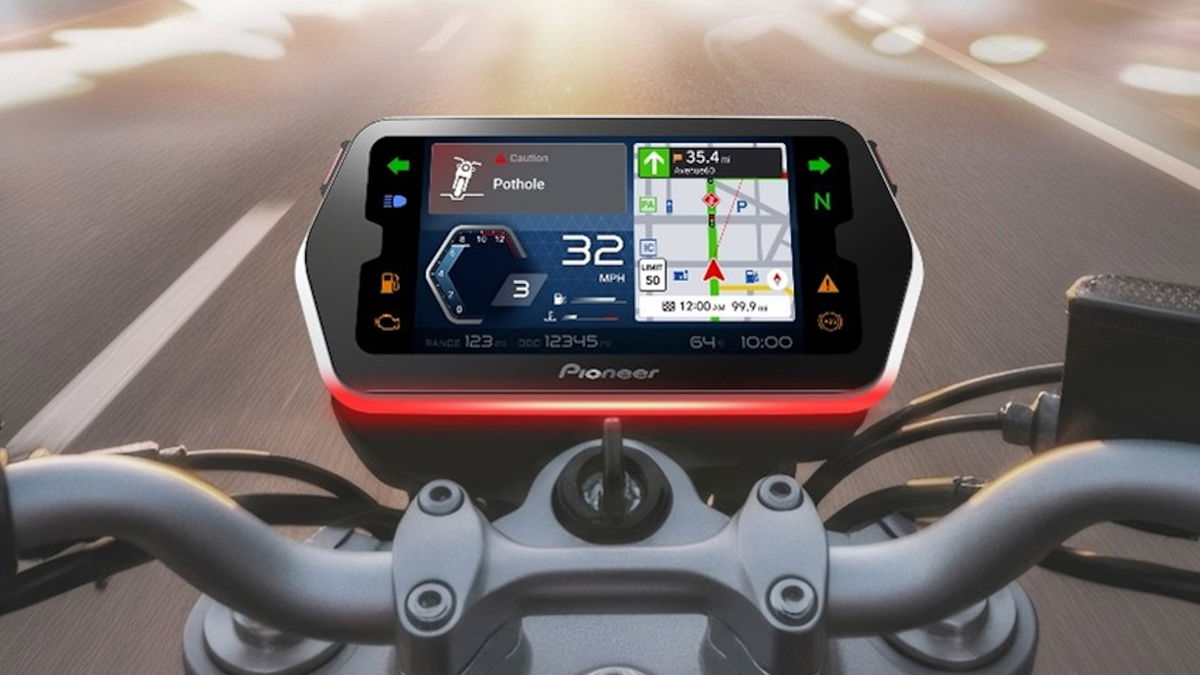 Pioneer Ride Connect motorcycle dashboard previewed at CES | Visordown