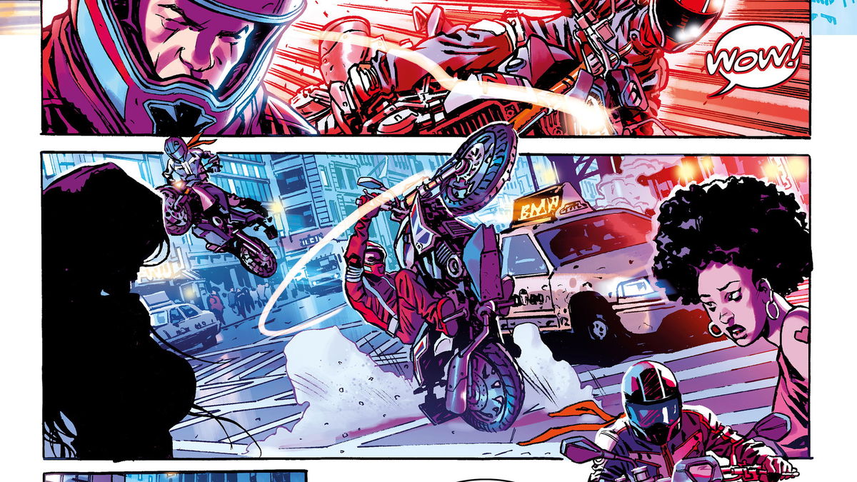 BMW puts its new G310 R in a comic | Visordown