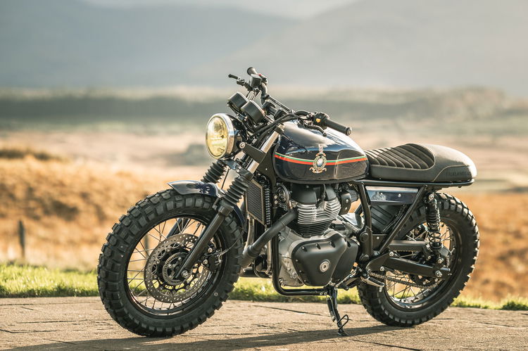 Custom Royal Enfield Interceptor 650 raises £60k for Royal Marines | Visordown